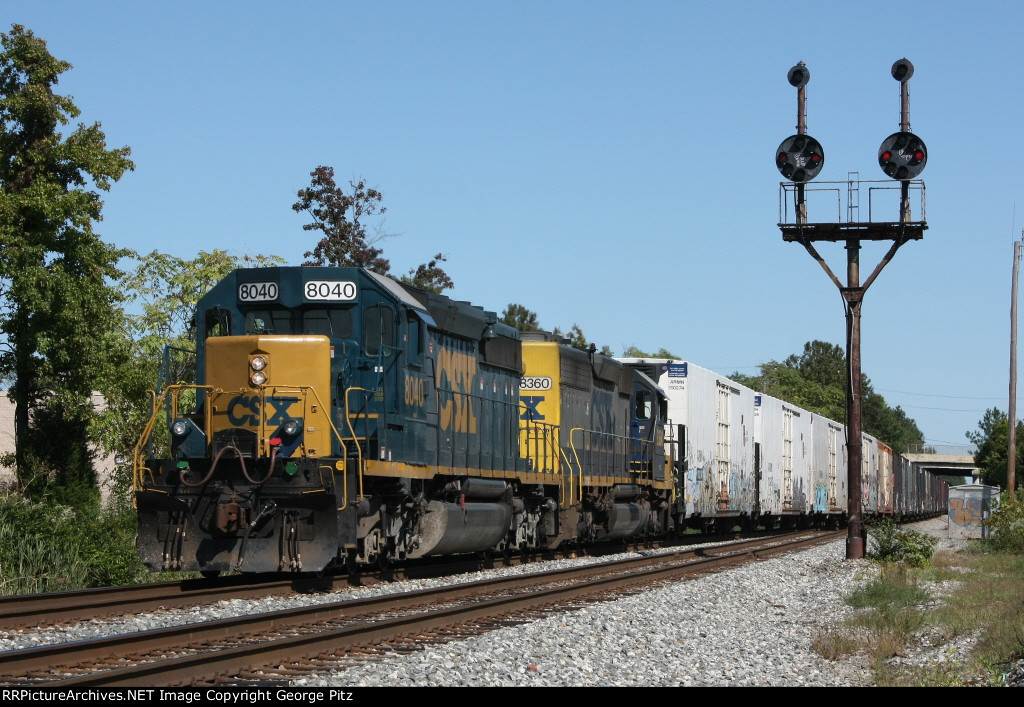 CSX D777 at Rossville interlocking